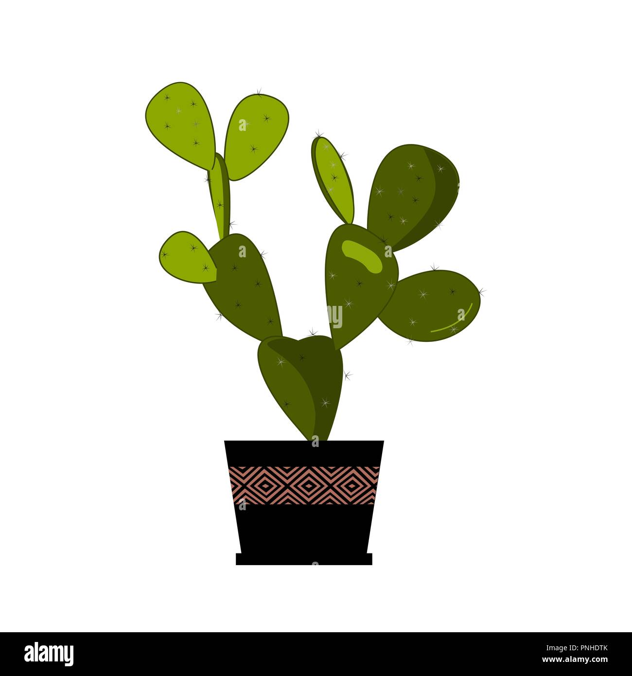 Mexican cactus icon on Stock Vector Images - Alamy