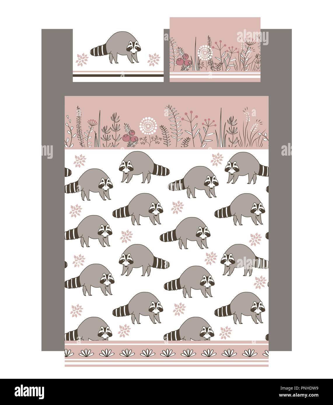 Summer bed linen Cut Out Stock Images & Pictures - Alamy