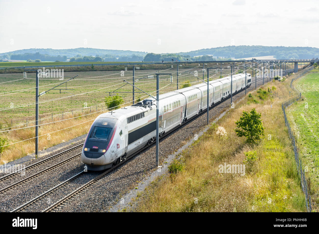 Tgv train and countryside hi-res stock photography and images - Alamy