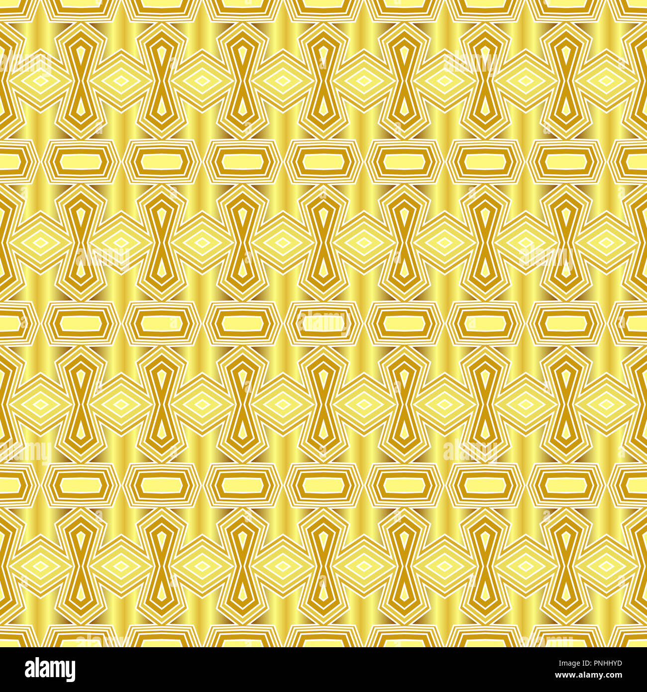 Seamless geometric pattern of gradient yellow (gold) stars and polygon ...