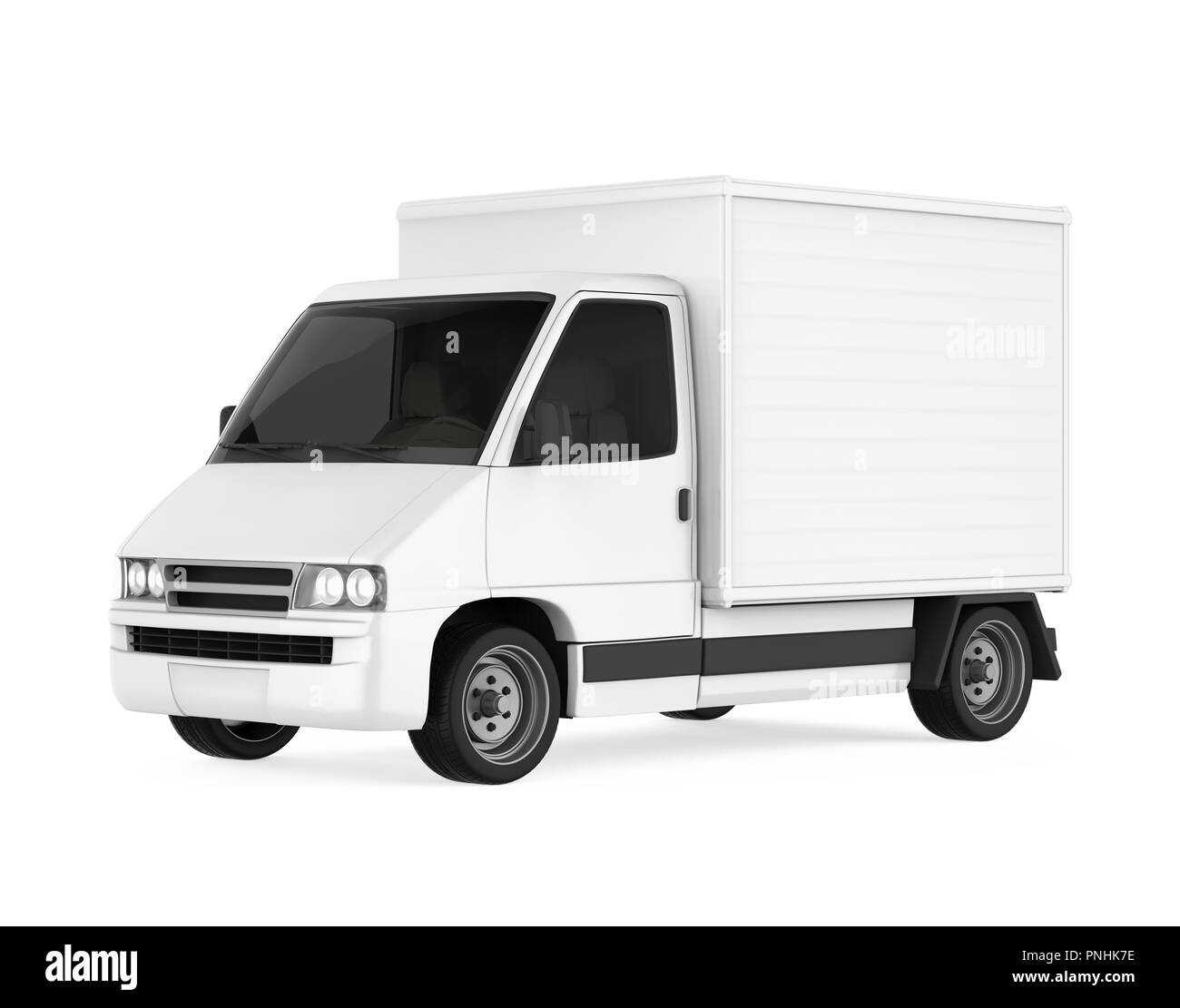 Delivery Van Isolated Stock Photo - Alamy