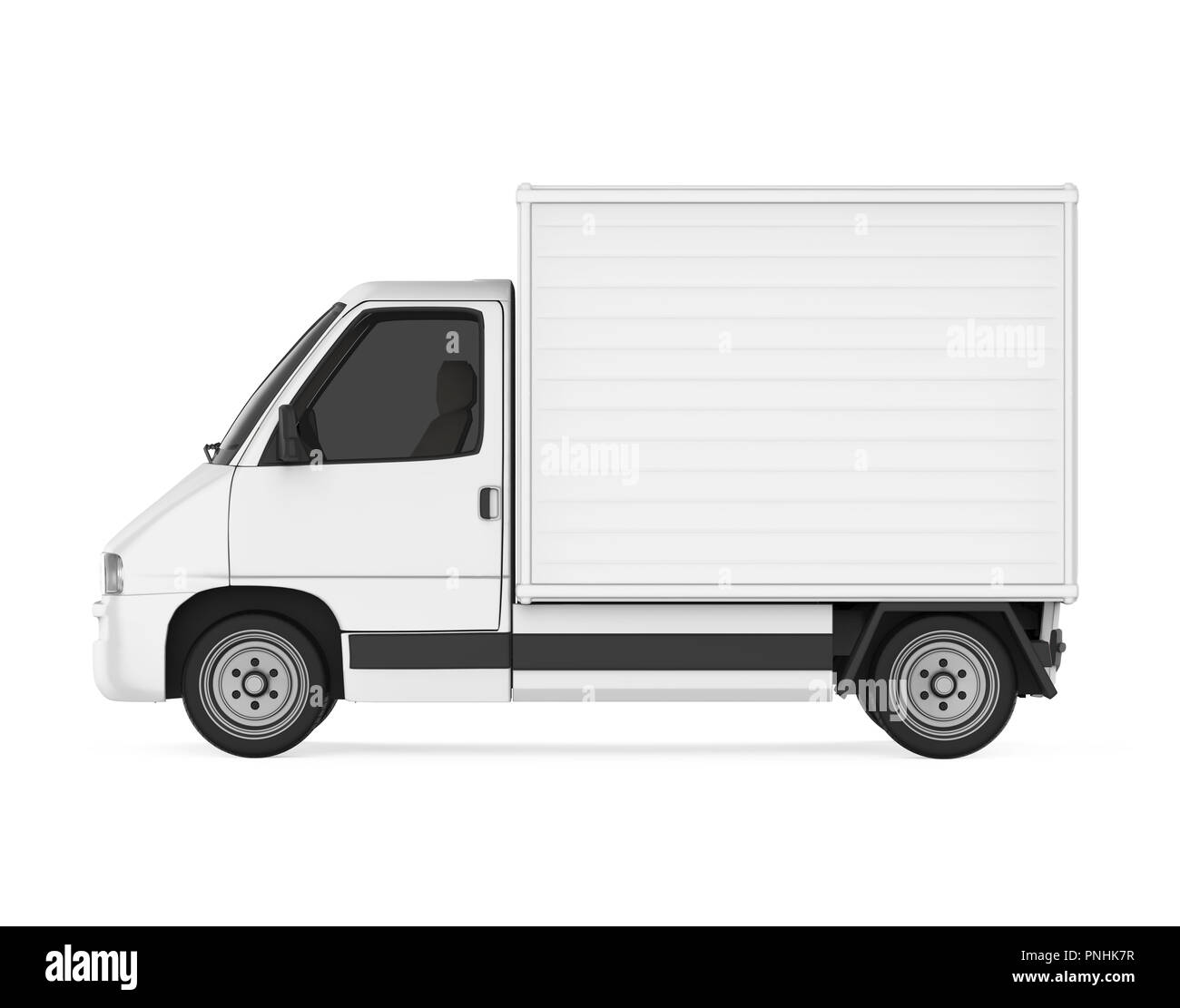 Delivery Van Isolated Stock Photo - Alamy