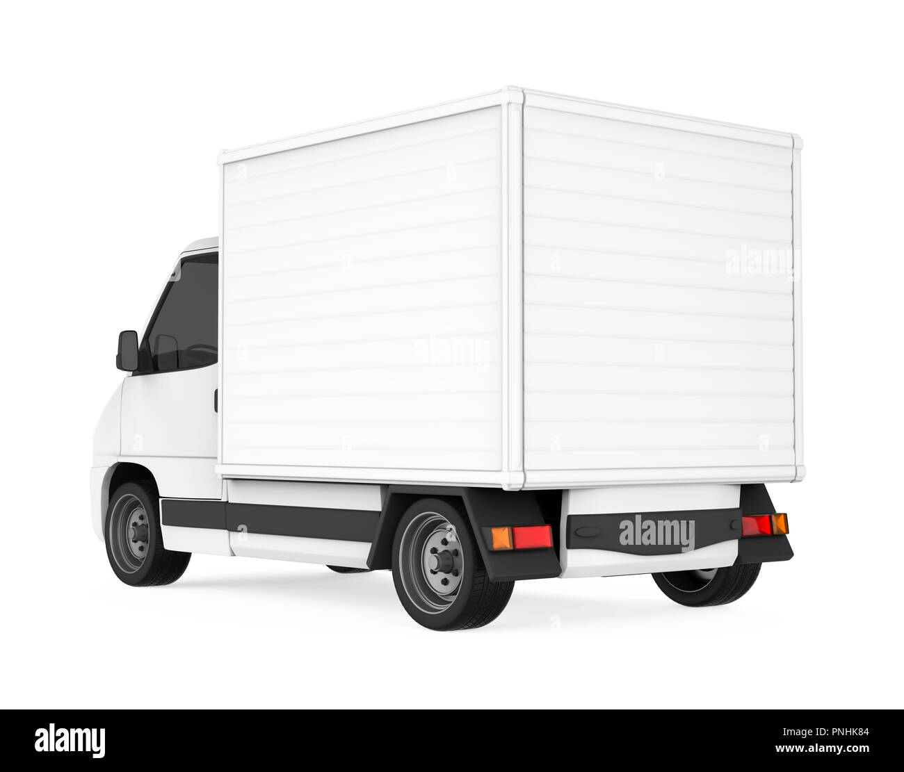 Delivery Van Isolated Stock Photo - Alamy