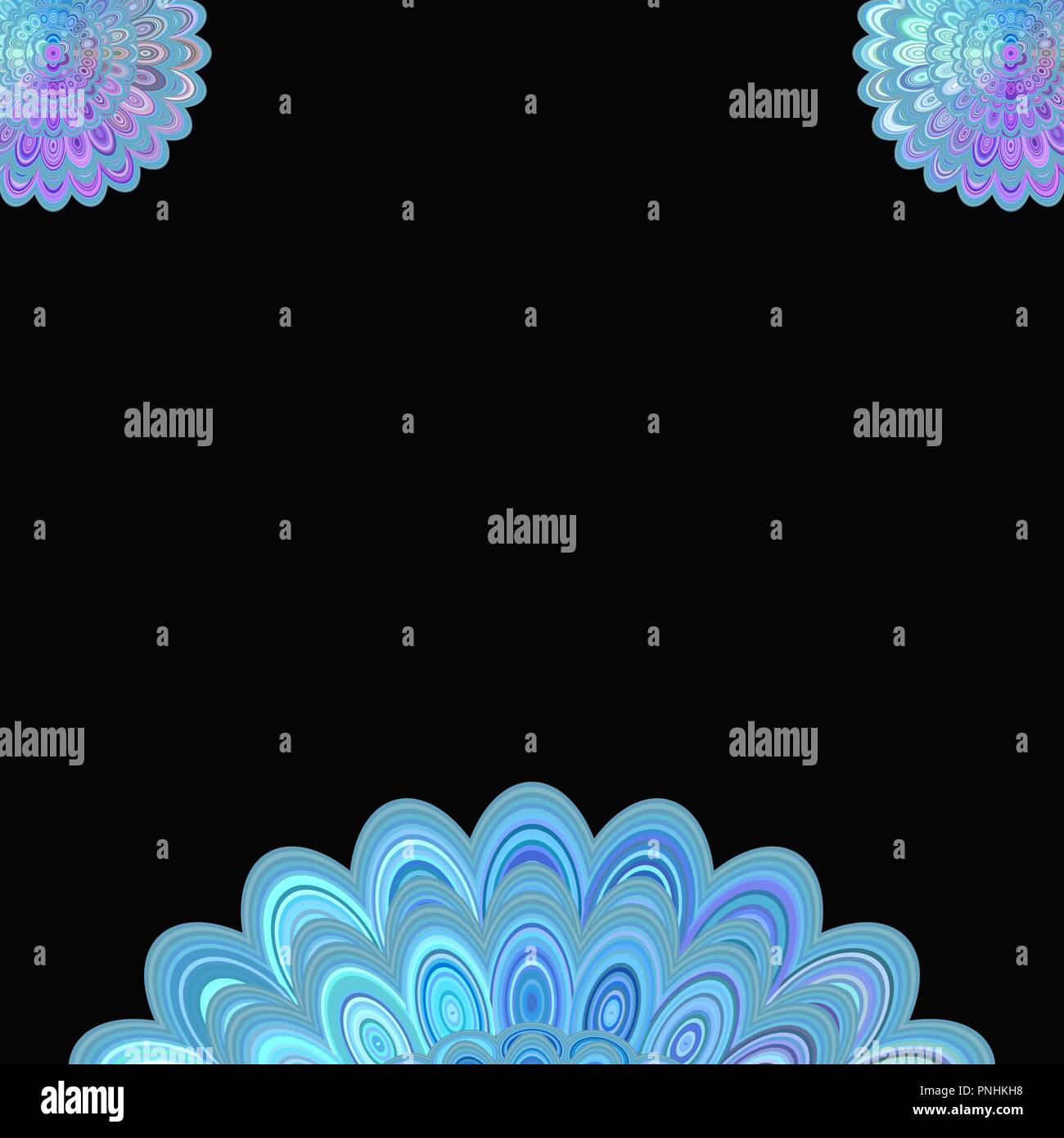 Abstract floral mandala background - vector graphic design Stock Vector ...