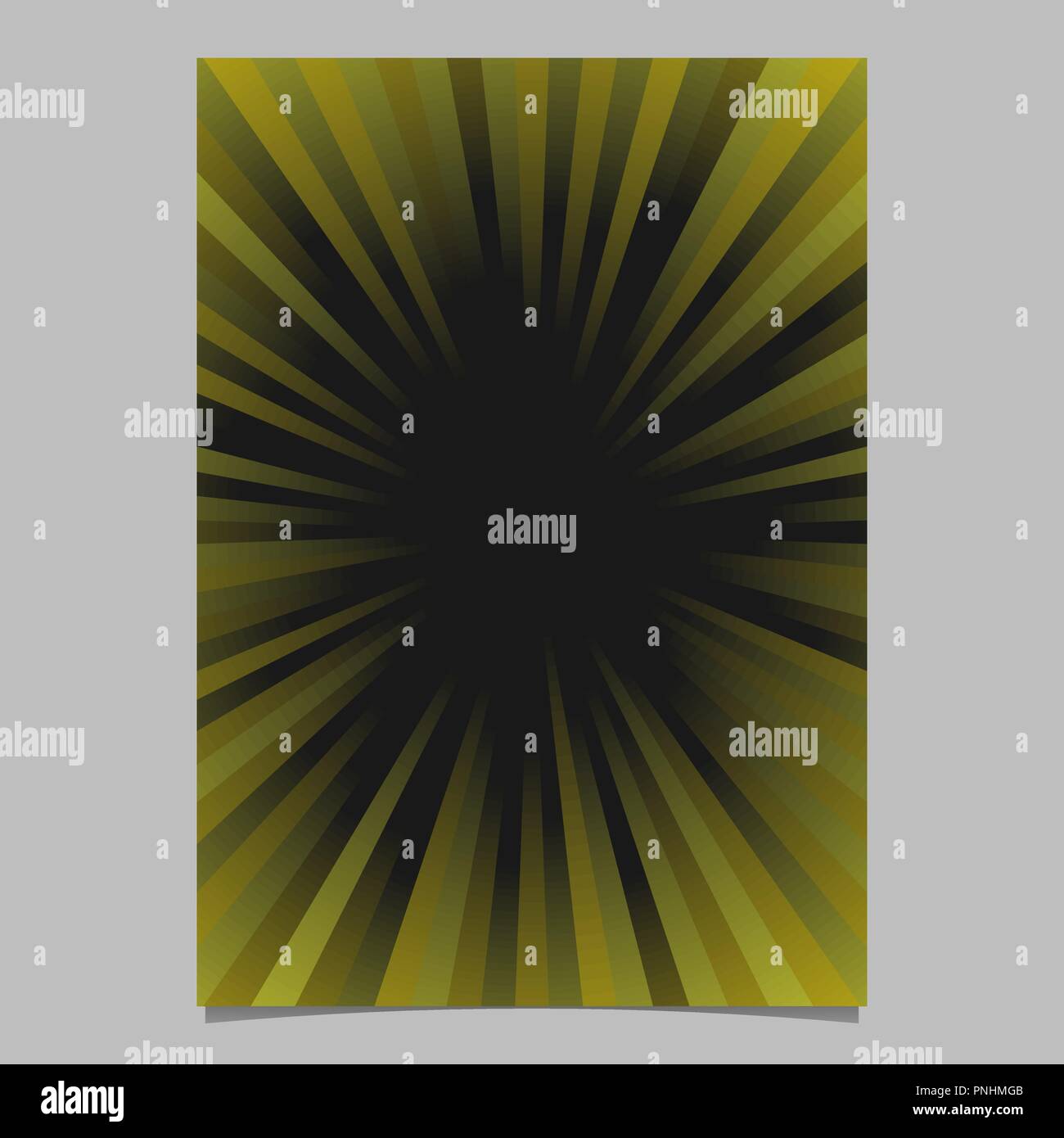 Gradient star burst card background template - vector poster background ...