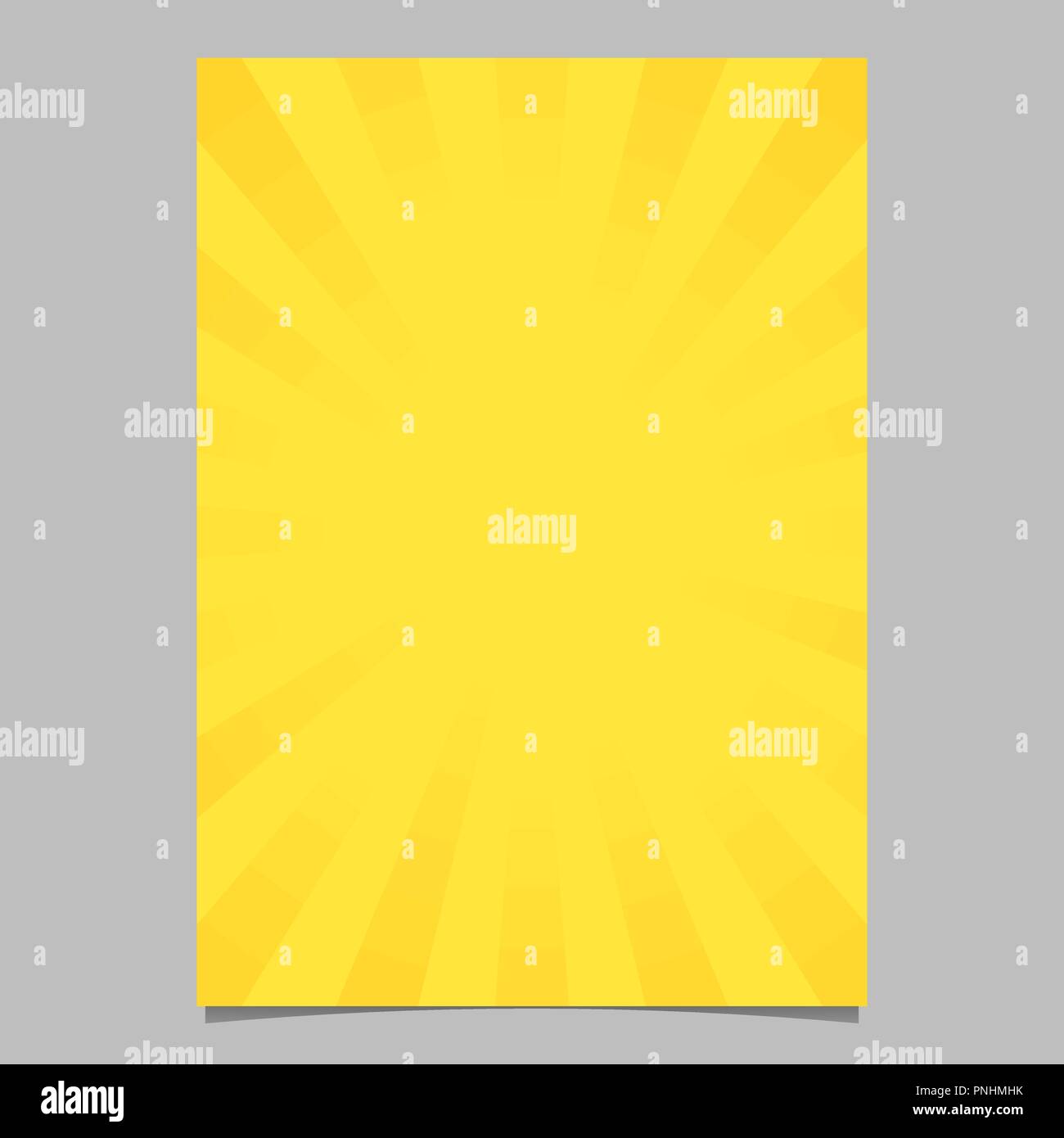 Abstract gradient sunburst stationery template - vector brochure ...