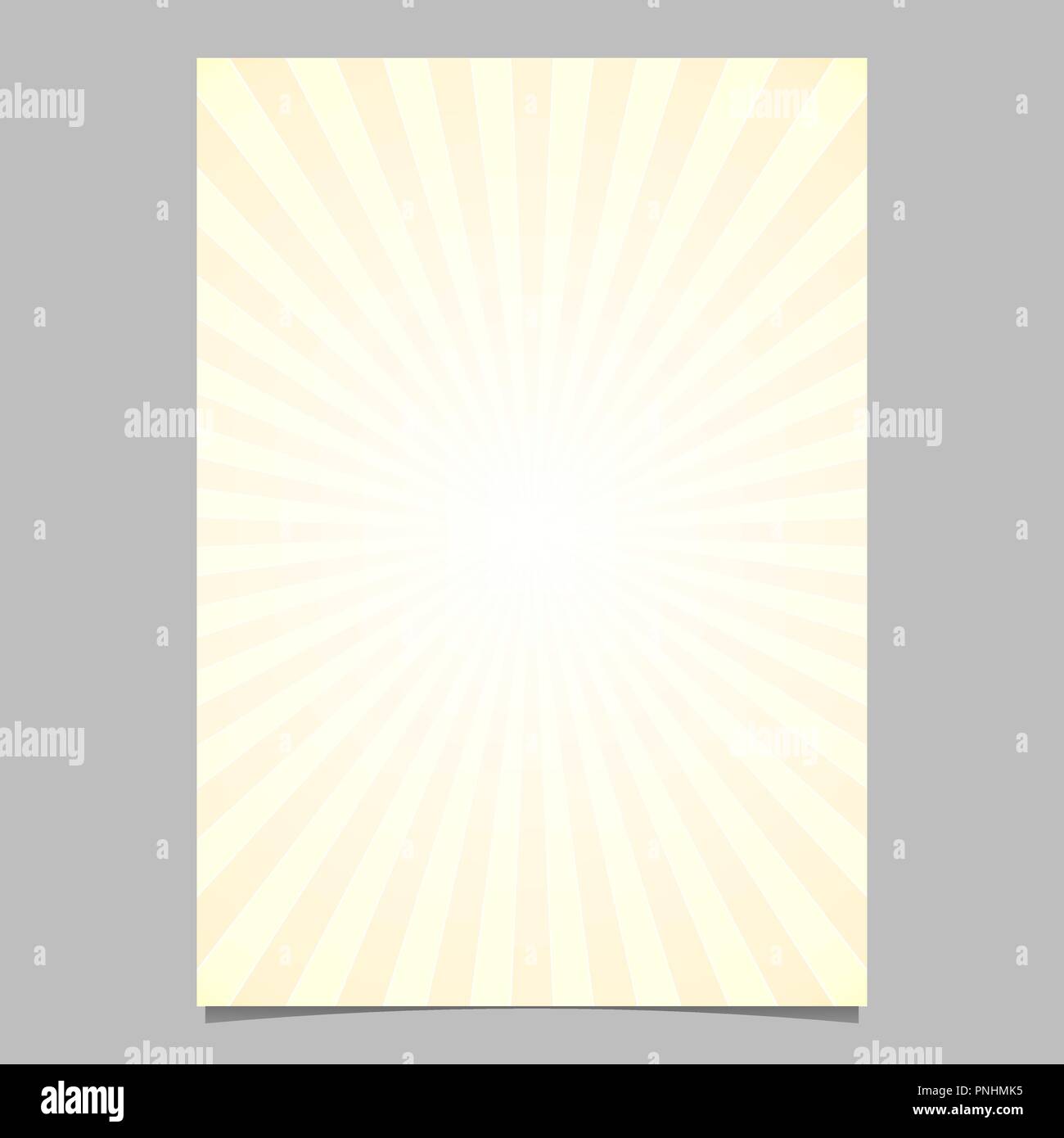Dynamic sunray cover template - vector poster background design with ...