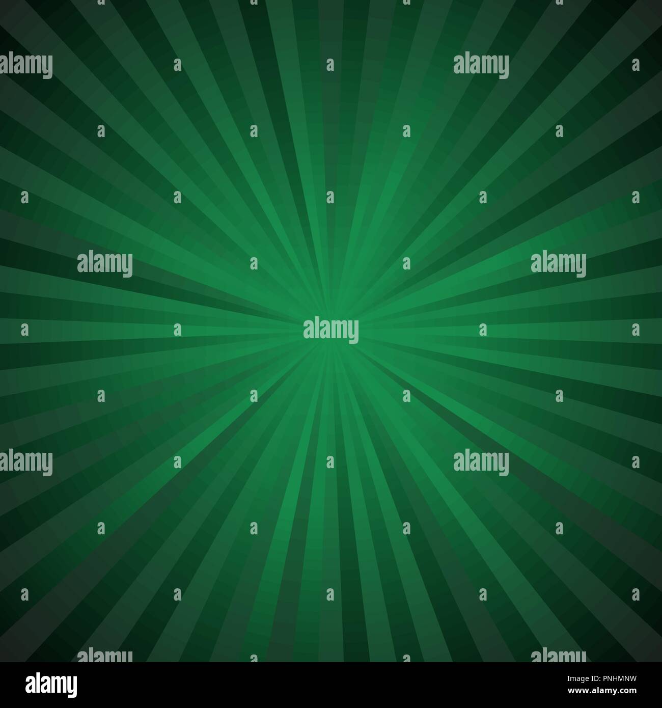 Dark green ray burst background - abstract gradient vector design Stock ...