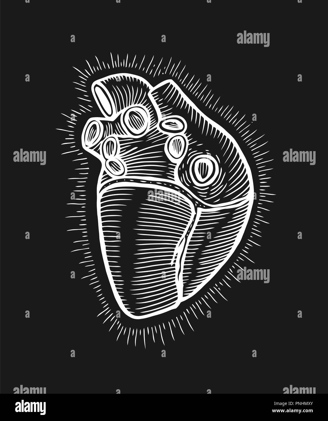 Heart Flash Art