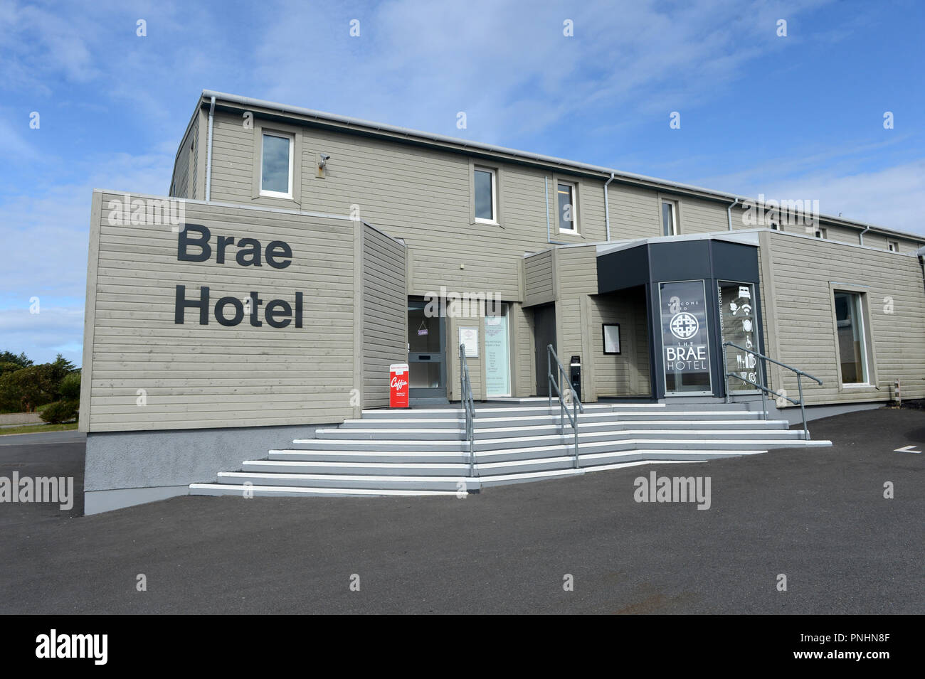 Brae Hotel in Brae Shetland. Used mainly for accommodation for oil ...