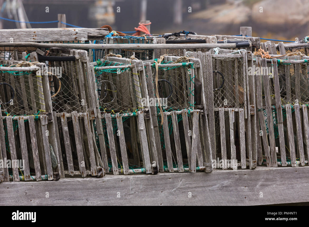 Lobster traps on hi-res stock photography and images - Alamy