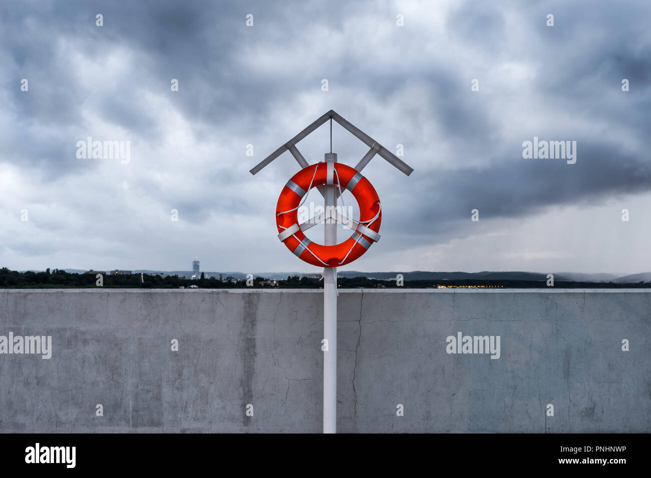 Emergency life buoy stand on hi-res stock photography and images - Alamy