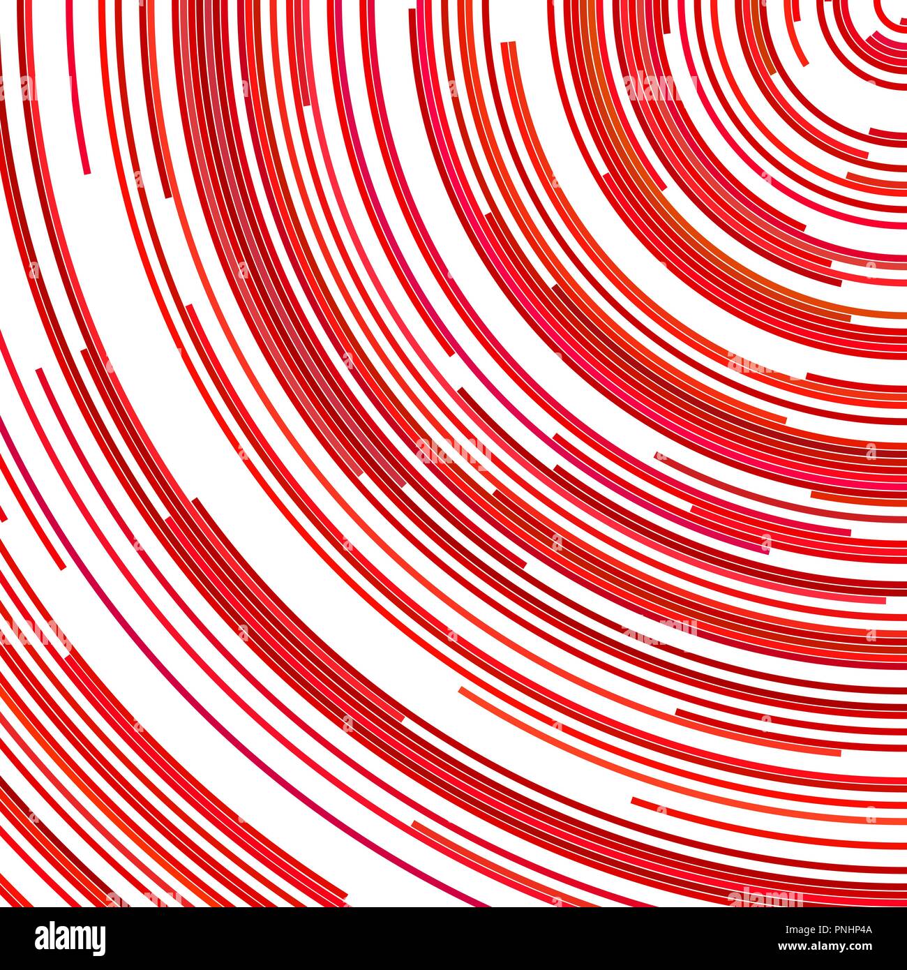 Red Psychedelic Abstract Background From Concentric Circular Stripes Stock Vector Image And Art