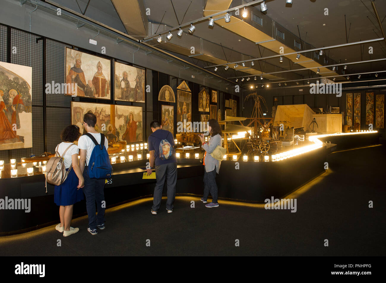 Italy, Lombardia, Milano, Museo della Scienza e Tecnologia. Leonardo da ...