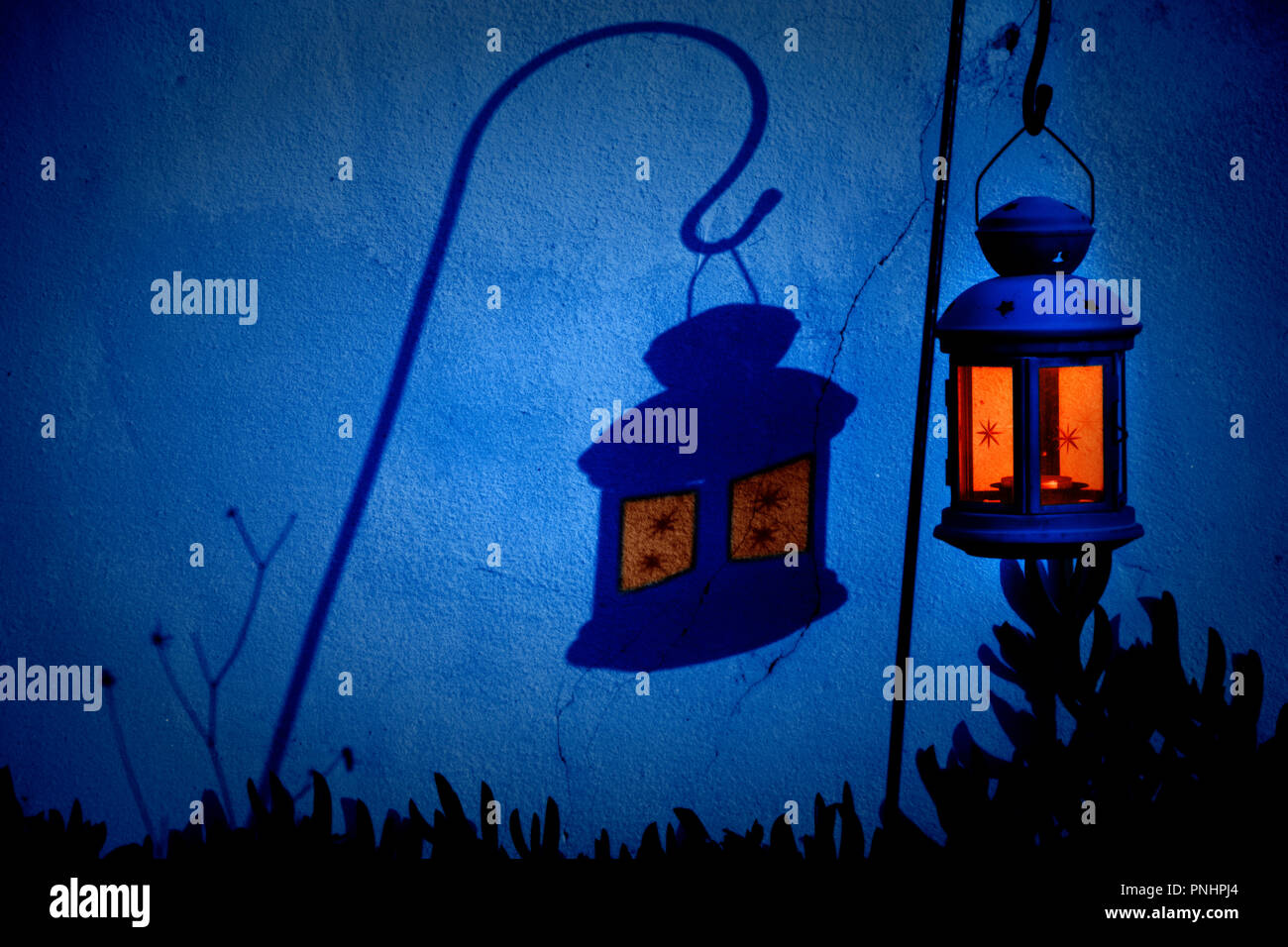 The shadow of the lantern hi-res stock photography and images - Alamy