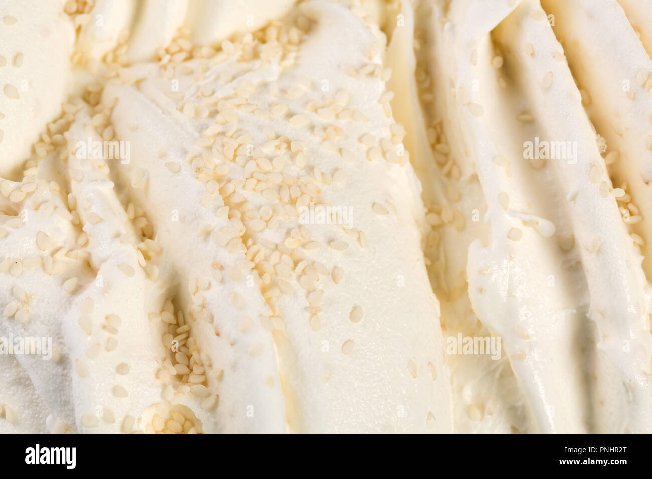 Vanilla ice-cream detailed macro texture. High resolution photo Stock ...