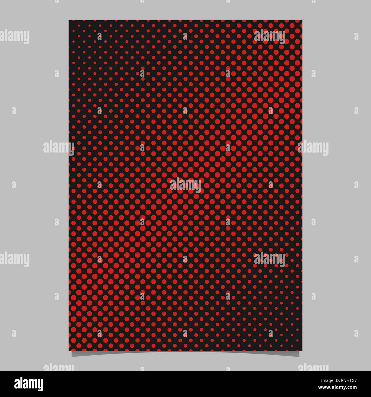 Halftone circle background pattern poster template with diagonal dots ...