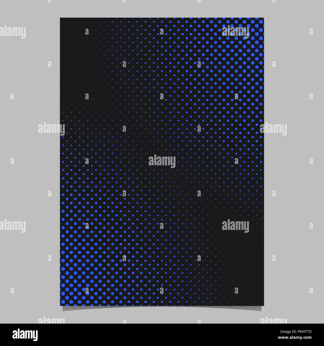 Abstract Halftone Dot Pattern Brochure Background Template Vector Design Stock Vector Image