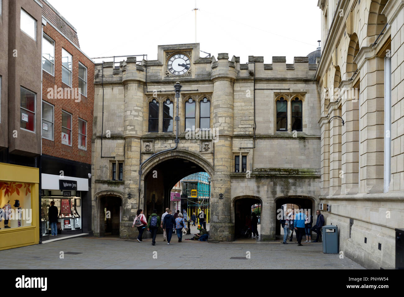 The Stone Bow, Lincoln, England Stock Photo - Alamy