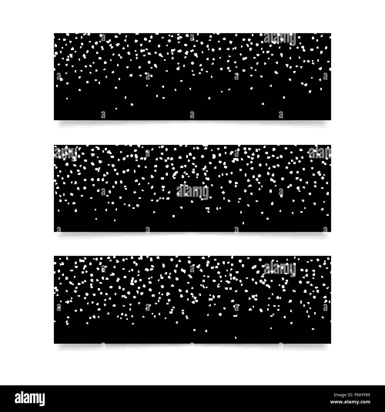 Winter snow lines. Snowfall web banners. Purge overlay for design Stock ...