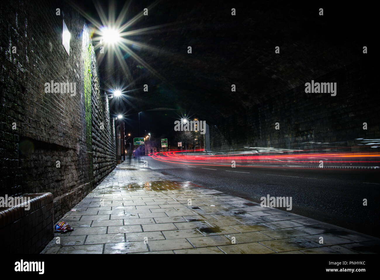 Manchester Night Photography Uk Stock Photo - Alamy