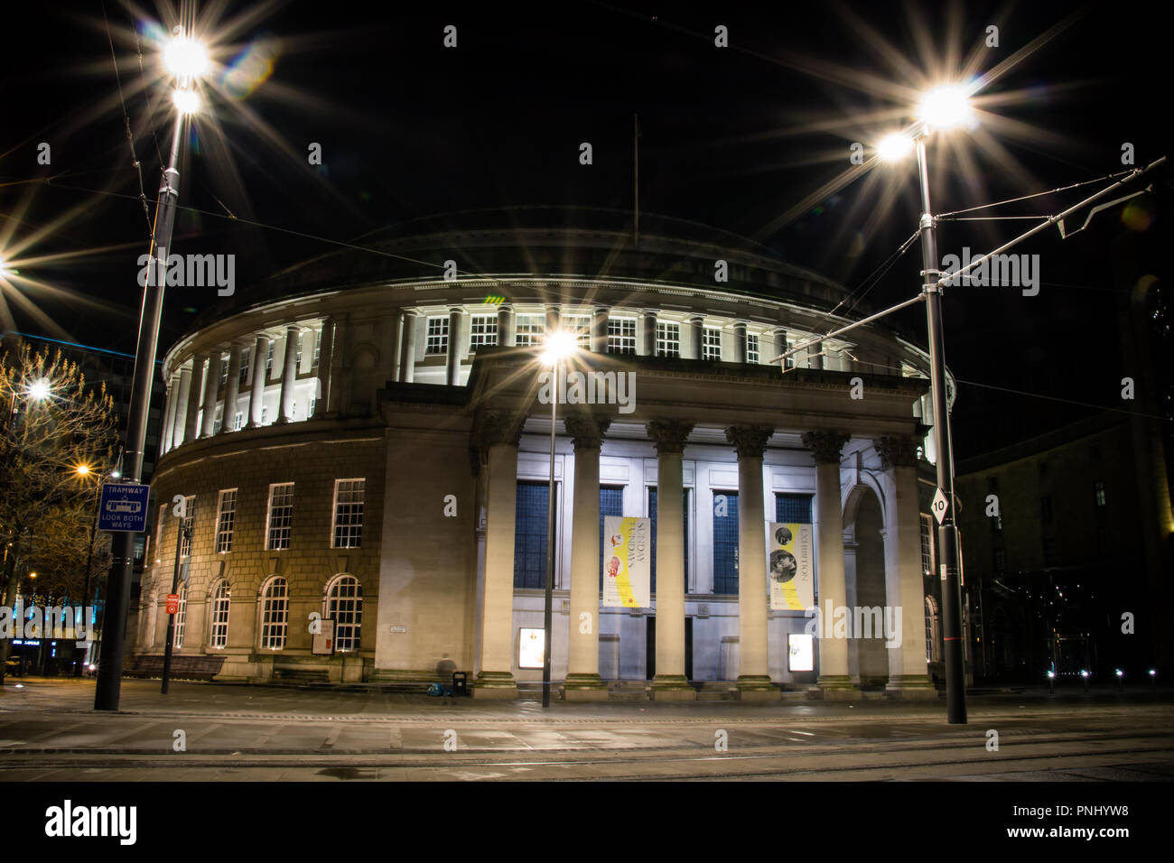 Manchester Night Photography Uk Stock Photo - Alamy