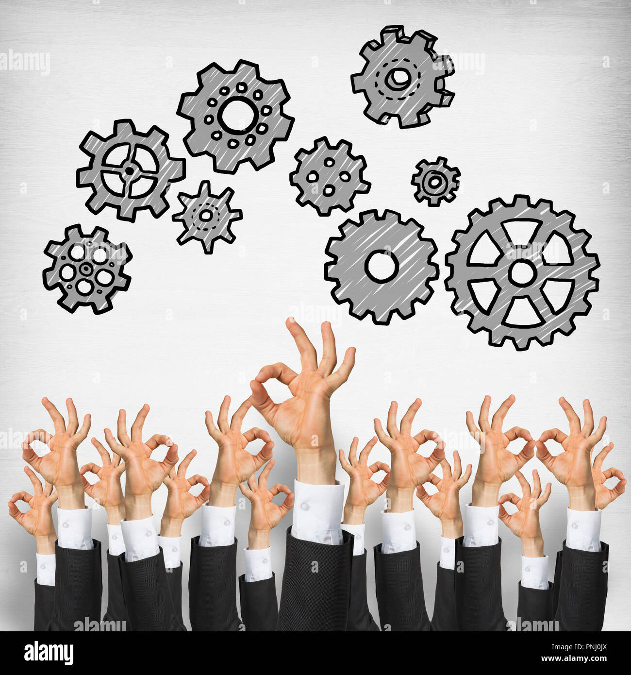 Business and teamwork concept Stock Photo - Alamy