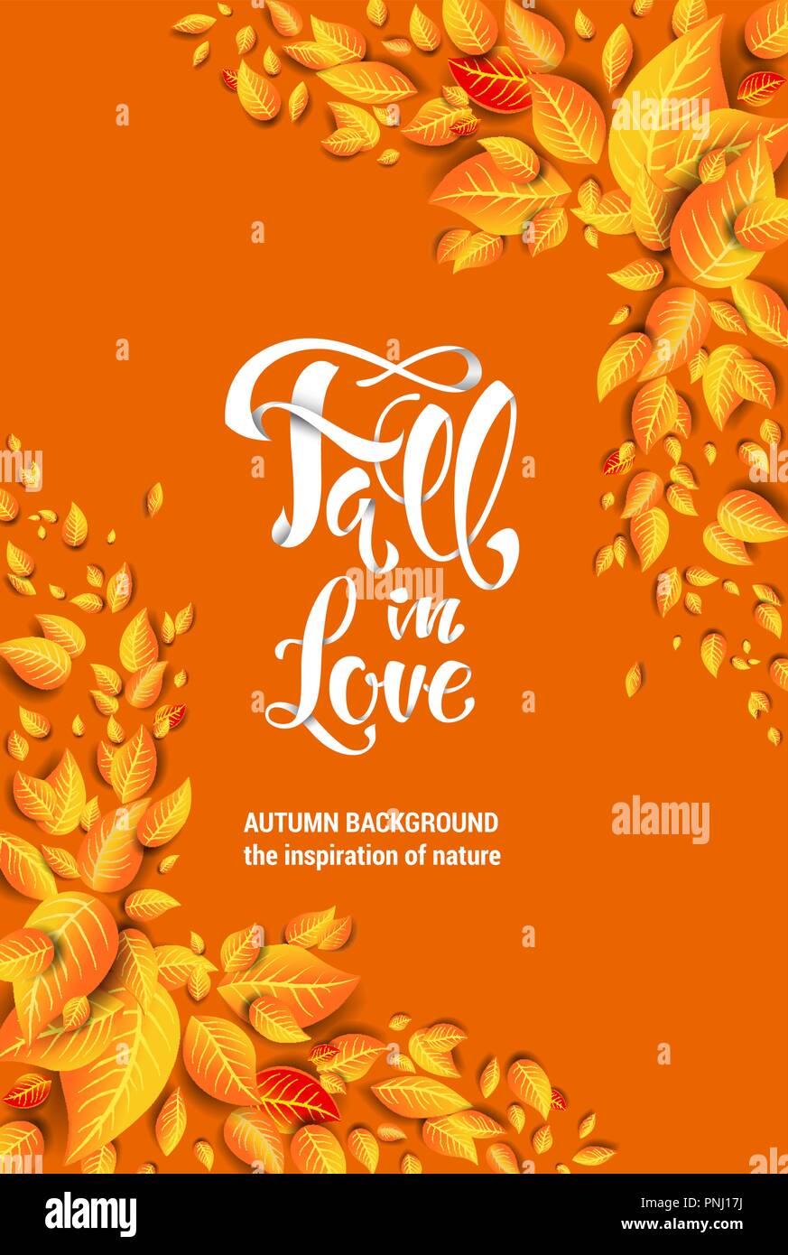 Yellow fall card Stock Vector Image & Art - Alamy