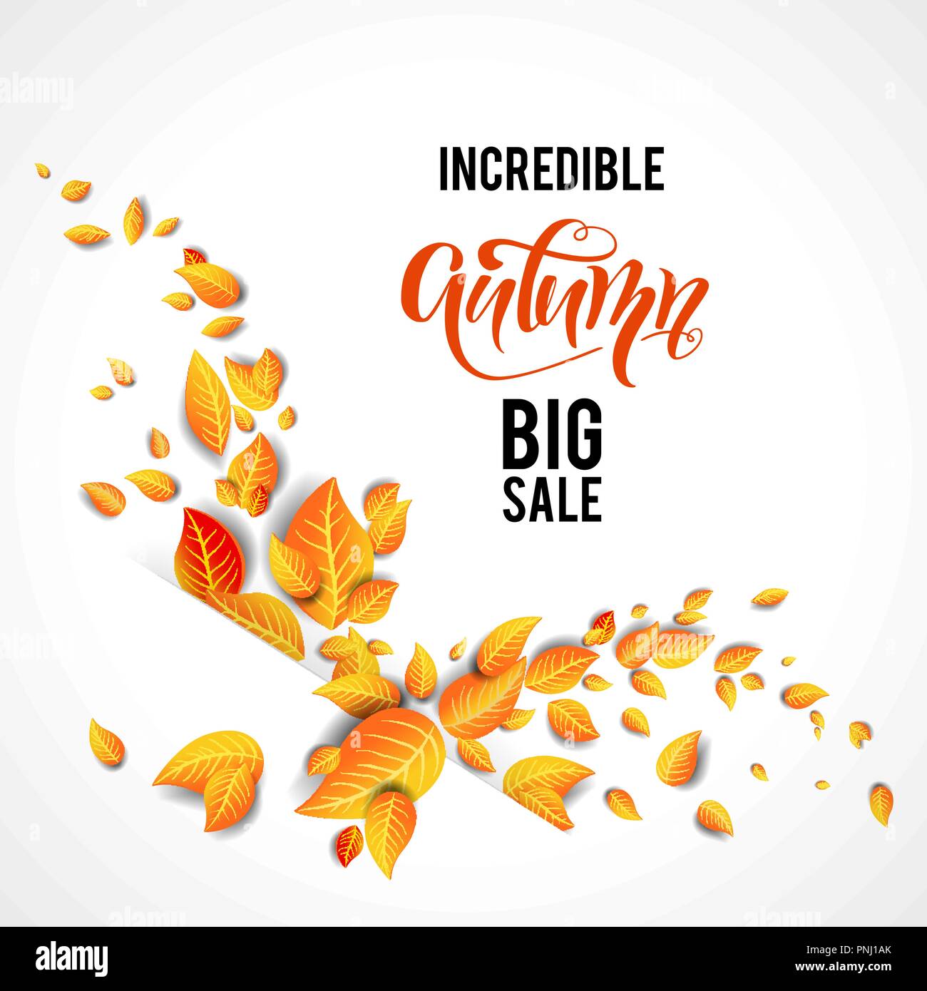 Fall leaves splash Stock Vector Image & Art - Alamy