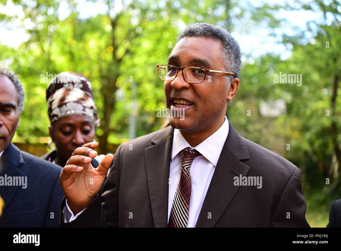 Former boxer michael watson hi-res stock photography and images - Alamy