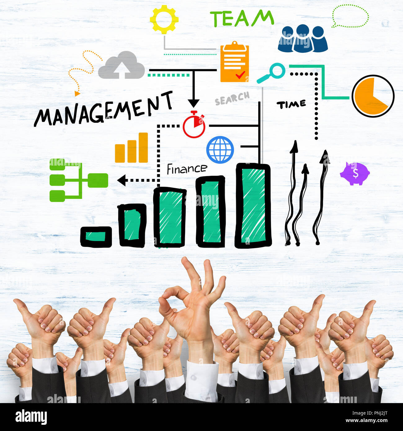 Business and teamwork concept Stock Photo - Alamy