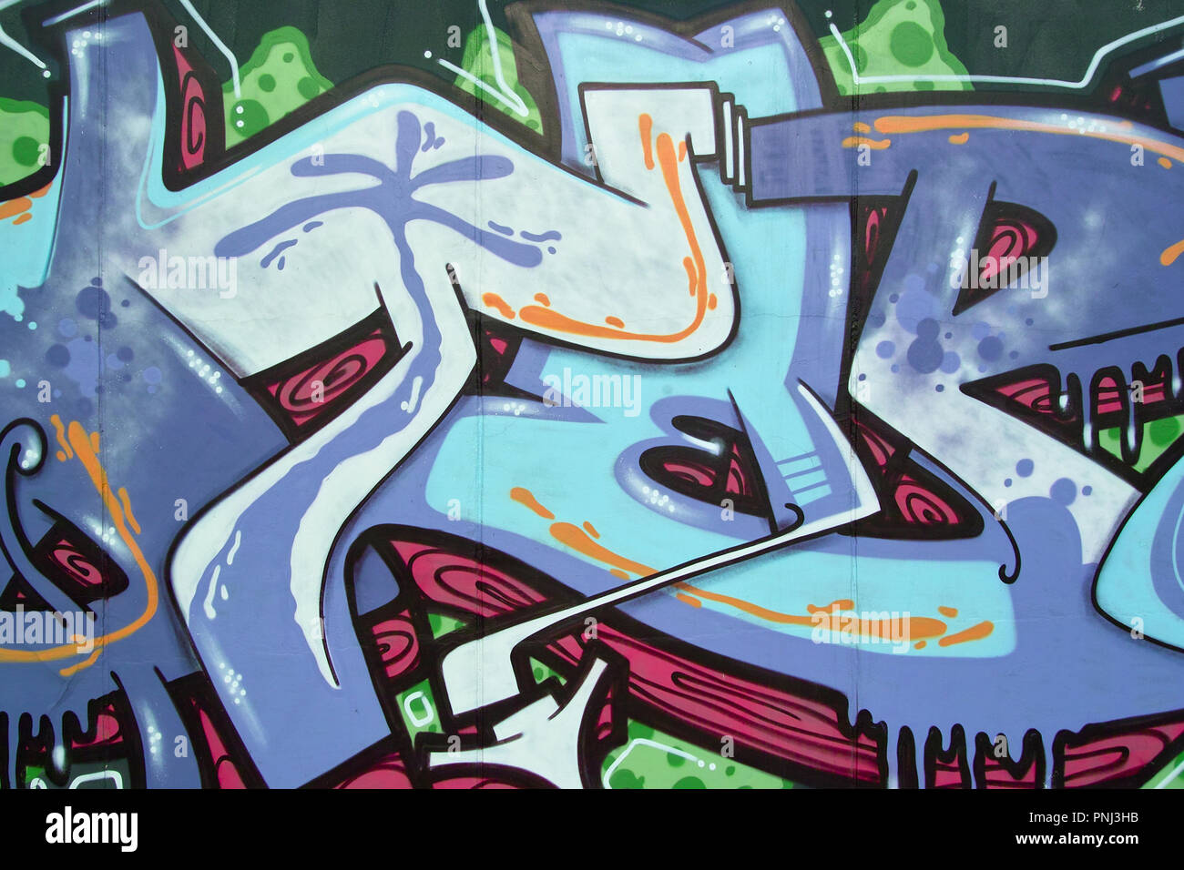 Graffiti style spray painted hi-res stock photography and images - Alamy