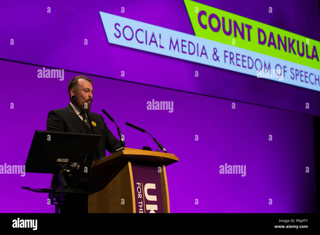Mark Meechan, aka Count Dankula, a Scottish Youtuber, speaks on Social ...