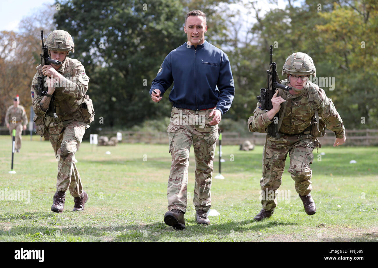 British army physical fitness hi-res stock photography and images - Alamy