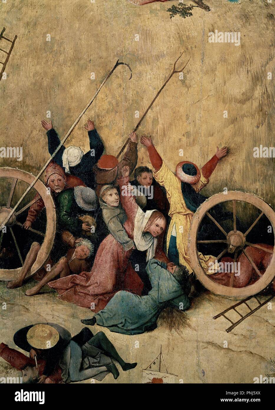 'The Haywain' (detail), ca. 1516, Oil on canvas, P02052. Author: BOSCH, HIERONYMUS. Location ...