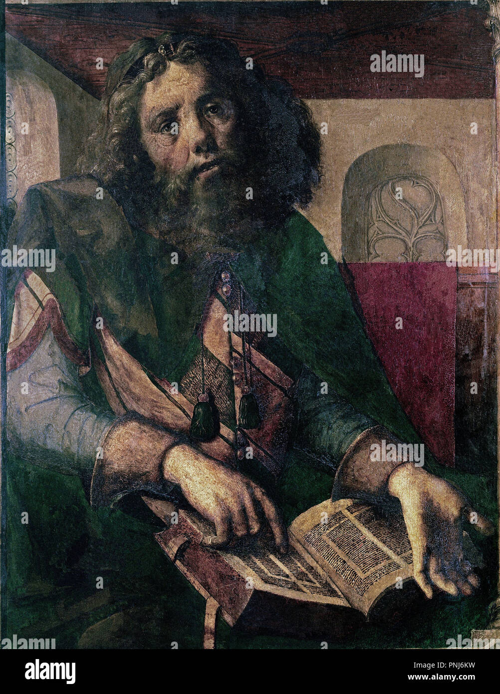 'Plato', ca. 1477, Oil on wood, 101 x 69 cm. Author: BERRUGUETE, PEDRO ...