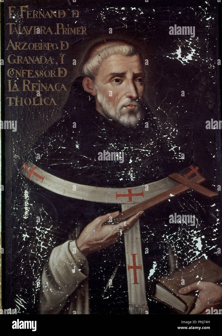FRAY HERNANDO DE TALAVERA - ARZOBISPO DE GRANADA Y CONFESOR DE ISABEL LA CATOLICA - SIGLO XVI ...