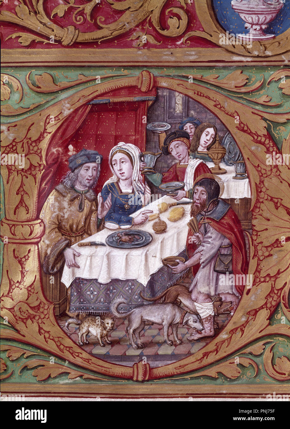 MISAL DEL CARDENAL CISNEROS-TOMO 4-DET LETRA-EL RICO EPULON Y EL POBRE ...