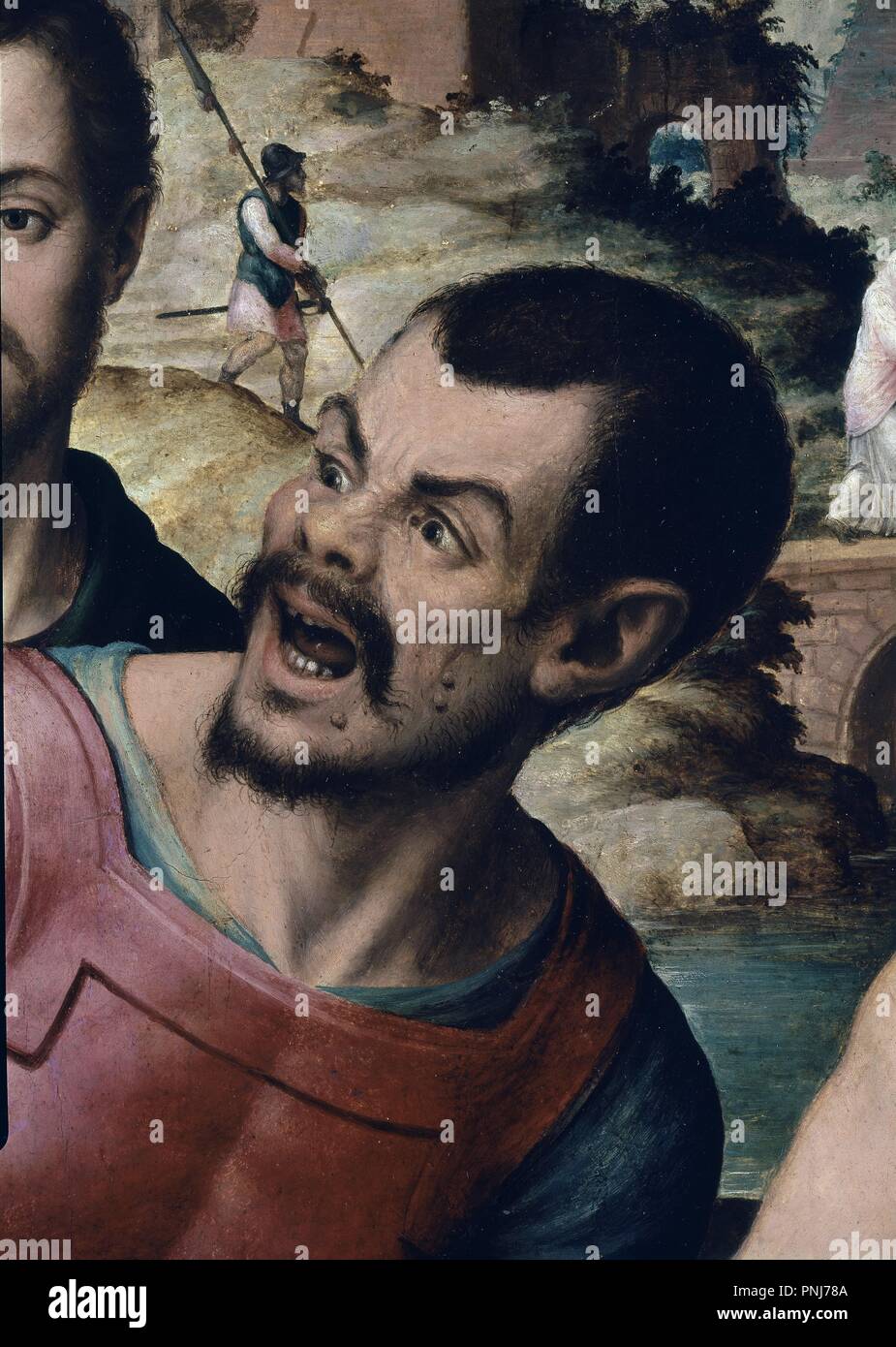'Saint Steven led to his Martyrdom' (detail), ca. 1562, Spanish School ...