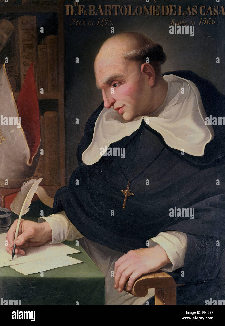 First priest in America. Oil on canvas. 20th century. Sevilla ...