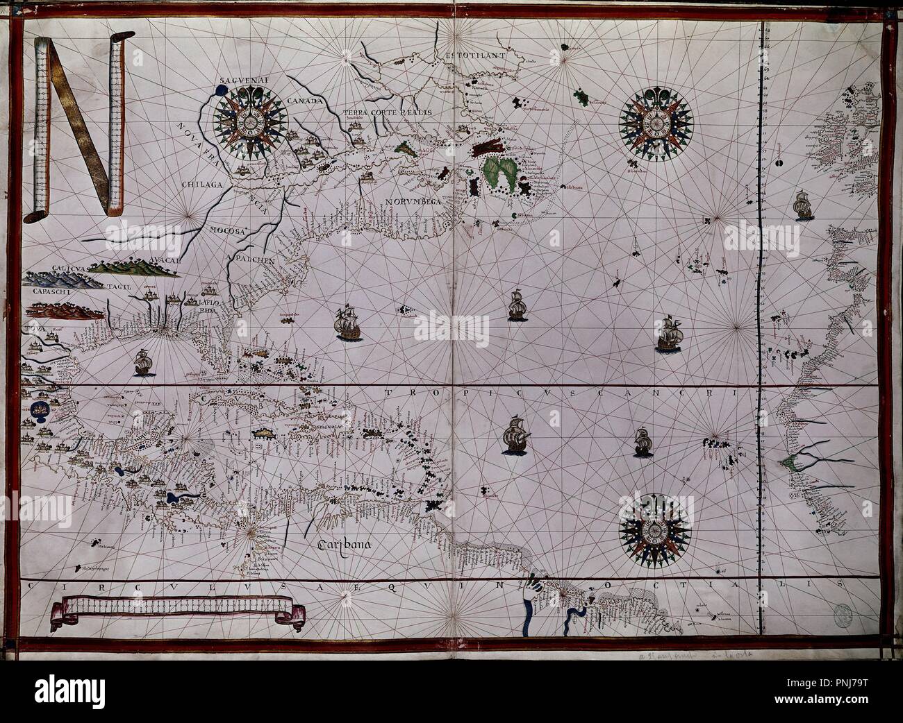Atlantico map hi-res stock photography and images - Alamy