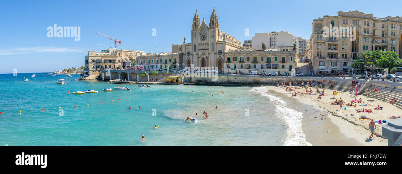St julian’s malta hi-res stock photography and images - Alamy