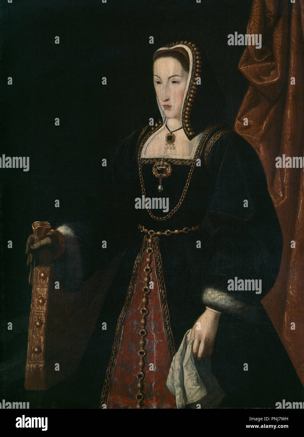 Joan the Mad. Doña Juana la Loca. 16th century. Spanish Renaissance ...