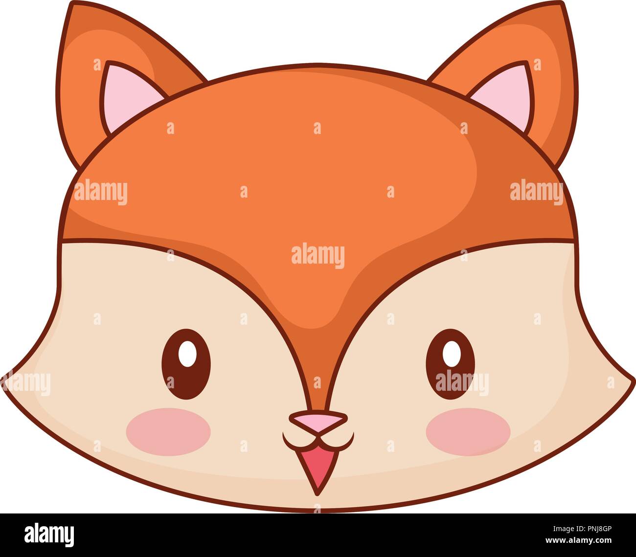Cartoon Fox Face High Resolution Stock Photography and Images - Alamy