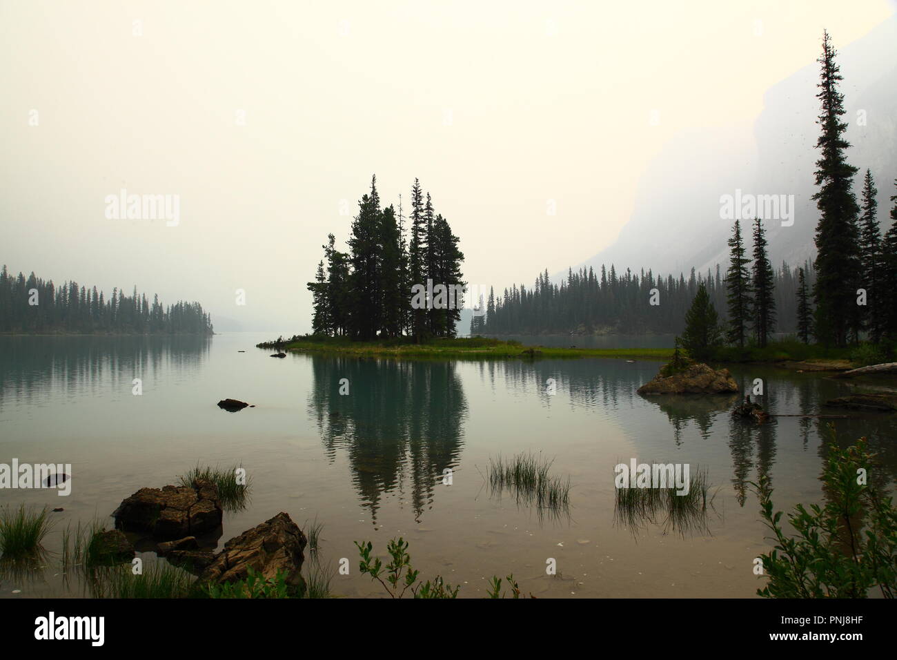Spirit Island, Spiritual site for Stoney Nakota First Nations, Maligne ...