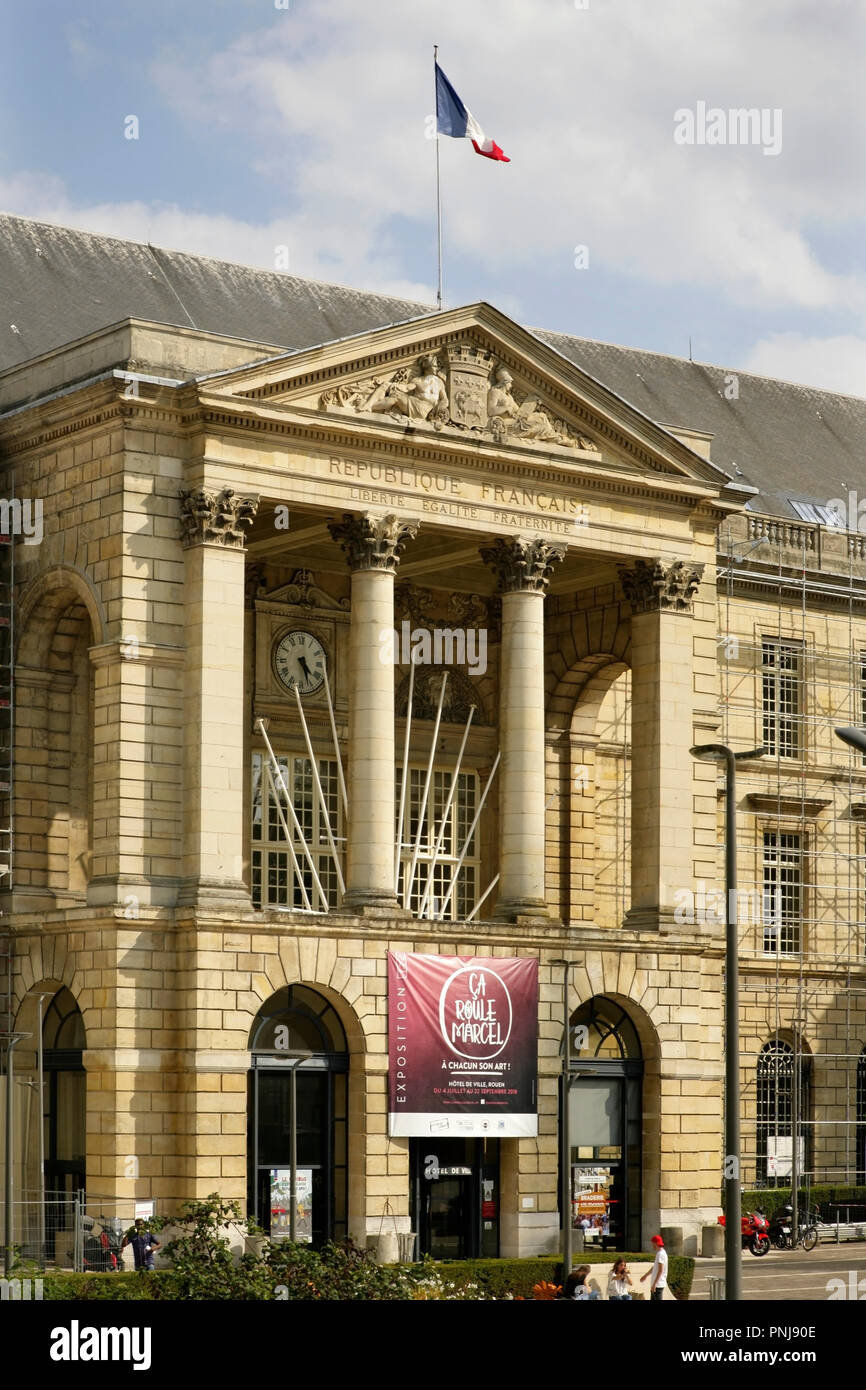 City Hall, Rouen, Normandy, France Stock Photo - Alamy