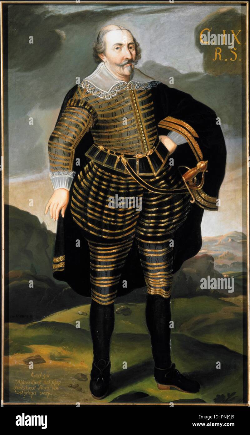 King Charles IX of Sweden 1550-1611 by R. Ekblom. Museum: KALMAR CASTLE ...