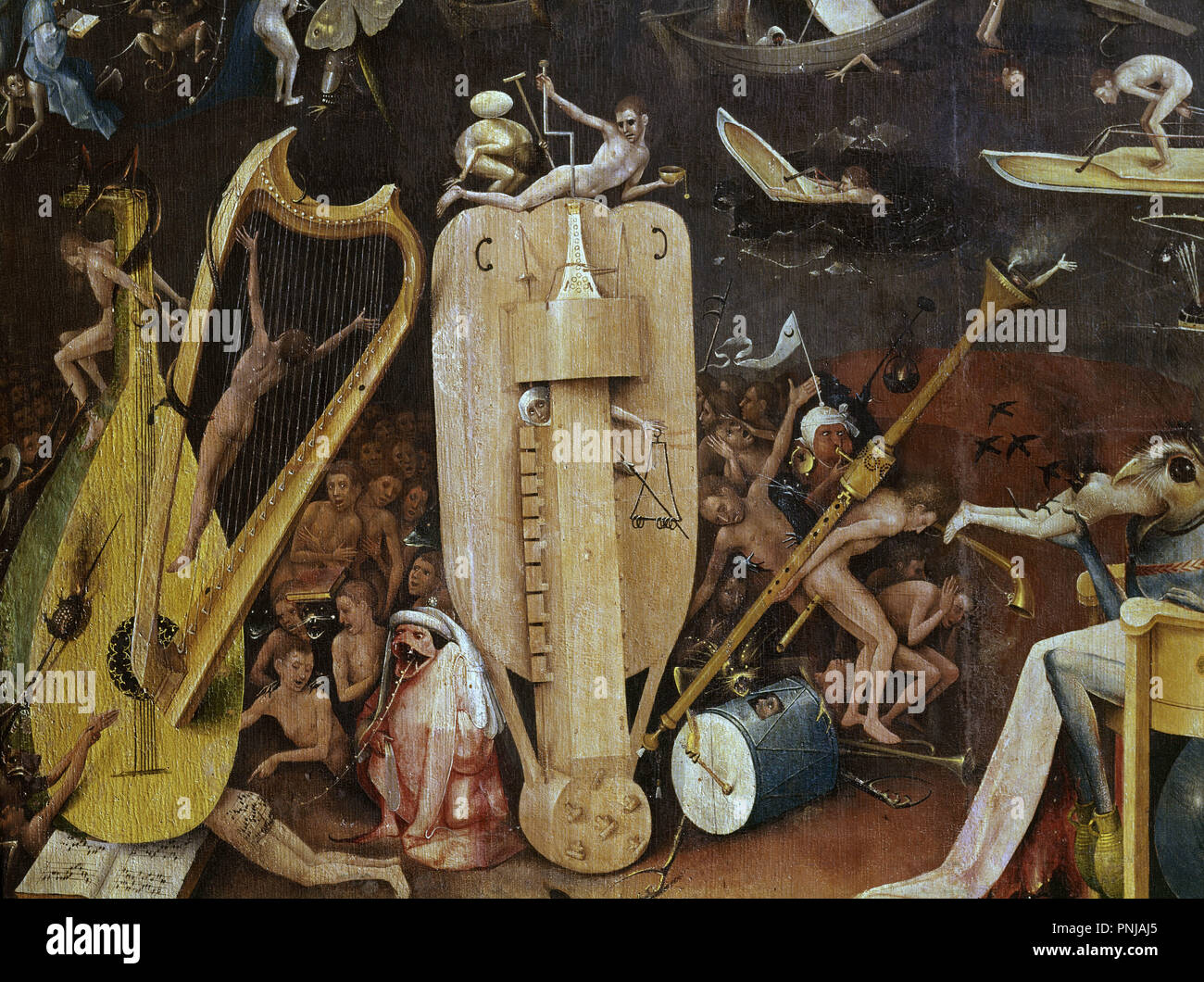 Hieronymus bosch painting hell hi-res stock photography and images - Alamy
