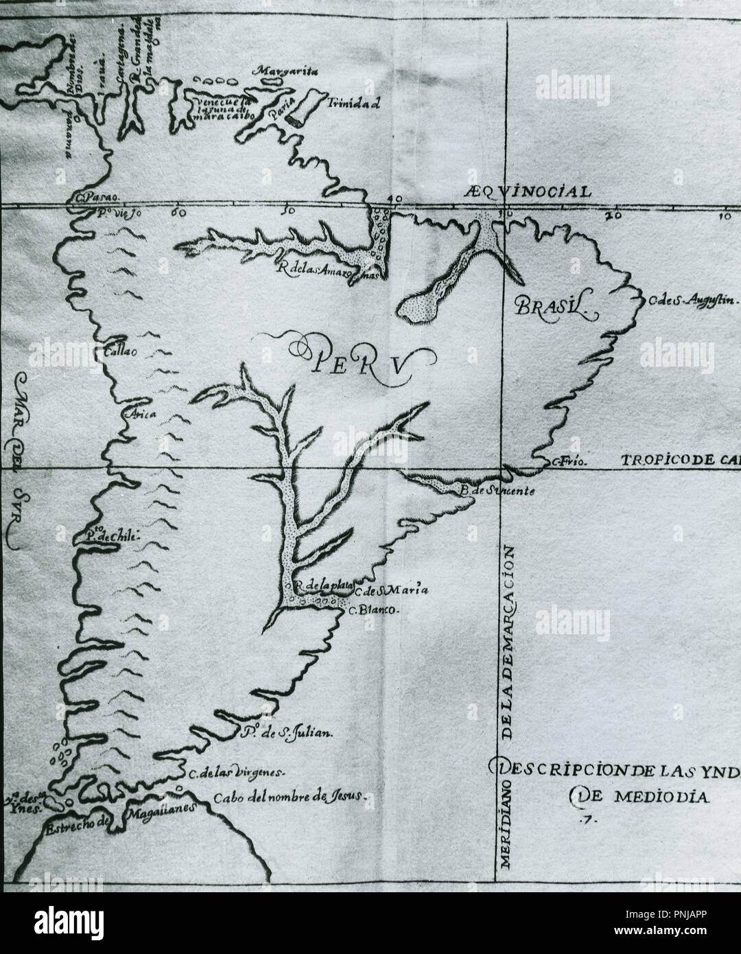 Strait of magellan map hi-res stock photography and images - Alamy