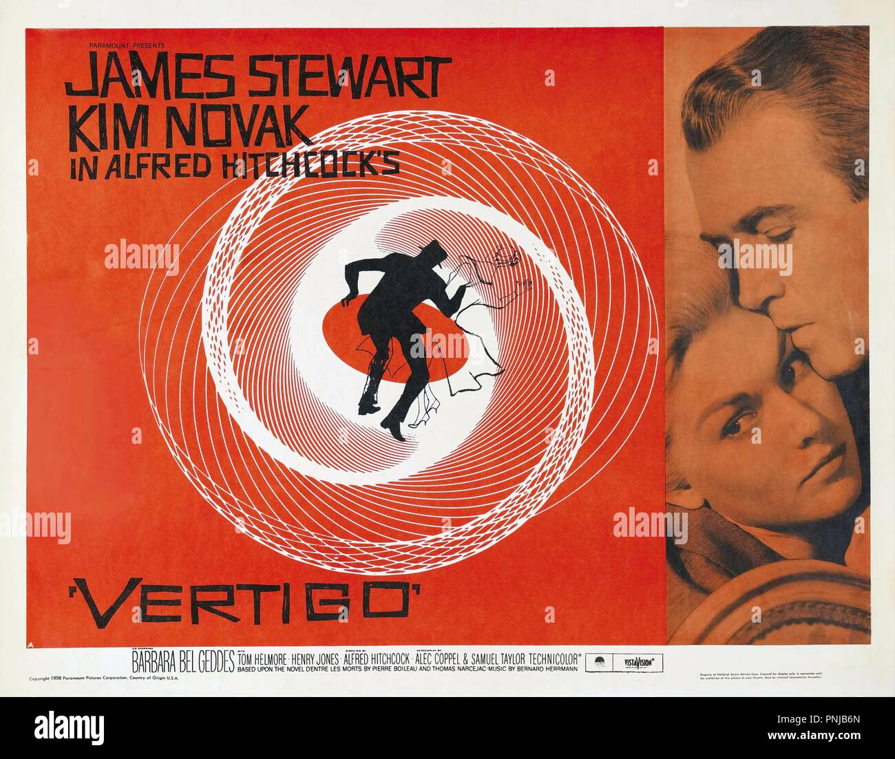 Original film title: VERTIGO. English title: VERTIGO. Year: 1958 ...